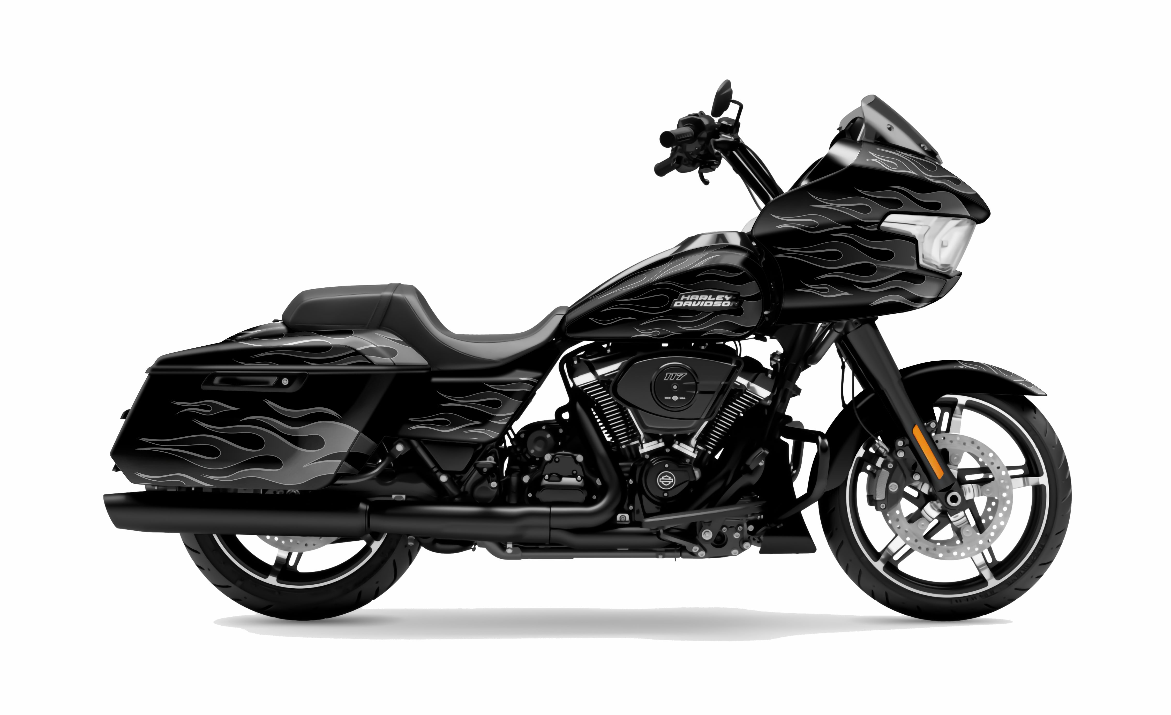 FLAME - Harley Touring Road Glide(FLTRX) Graphics Kit – Uptik Graphics Co
